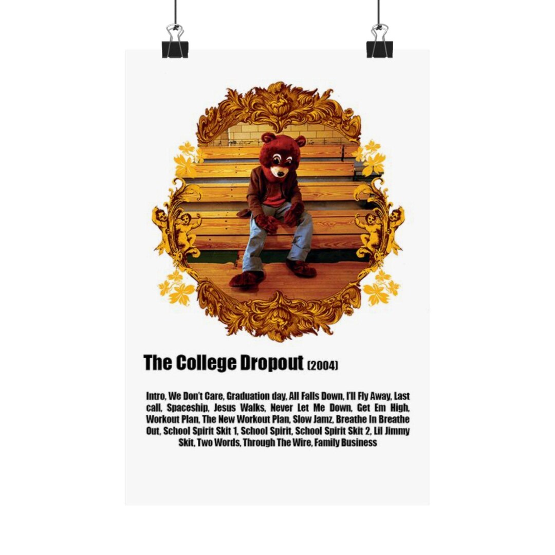 The College Dropout Poster - Etsy