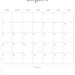 Aug-dec 2024 Monthly Calendar Templates, Printable, A4 - Etsy