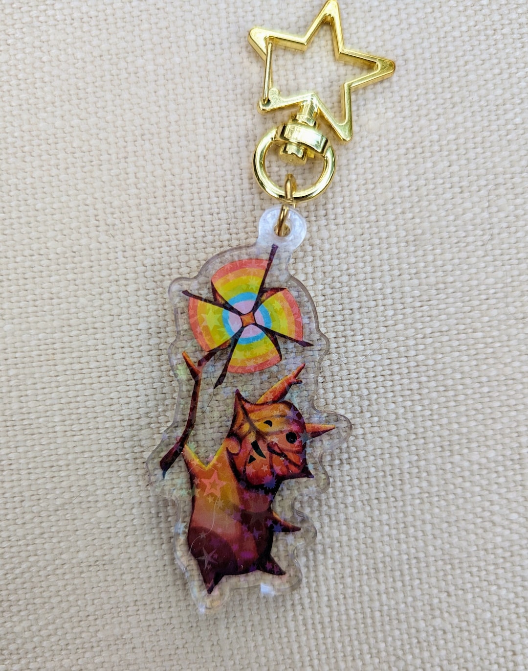 Pinwheel Korok Charm, Totk - Etsy