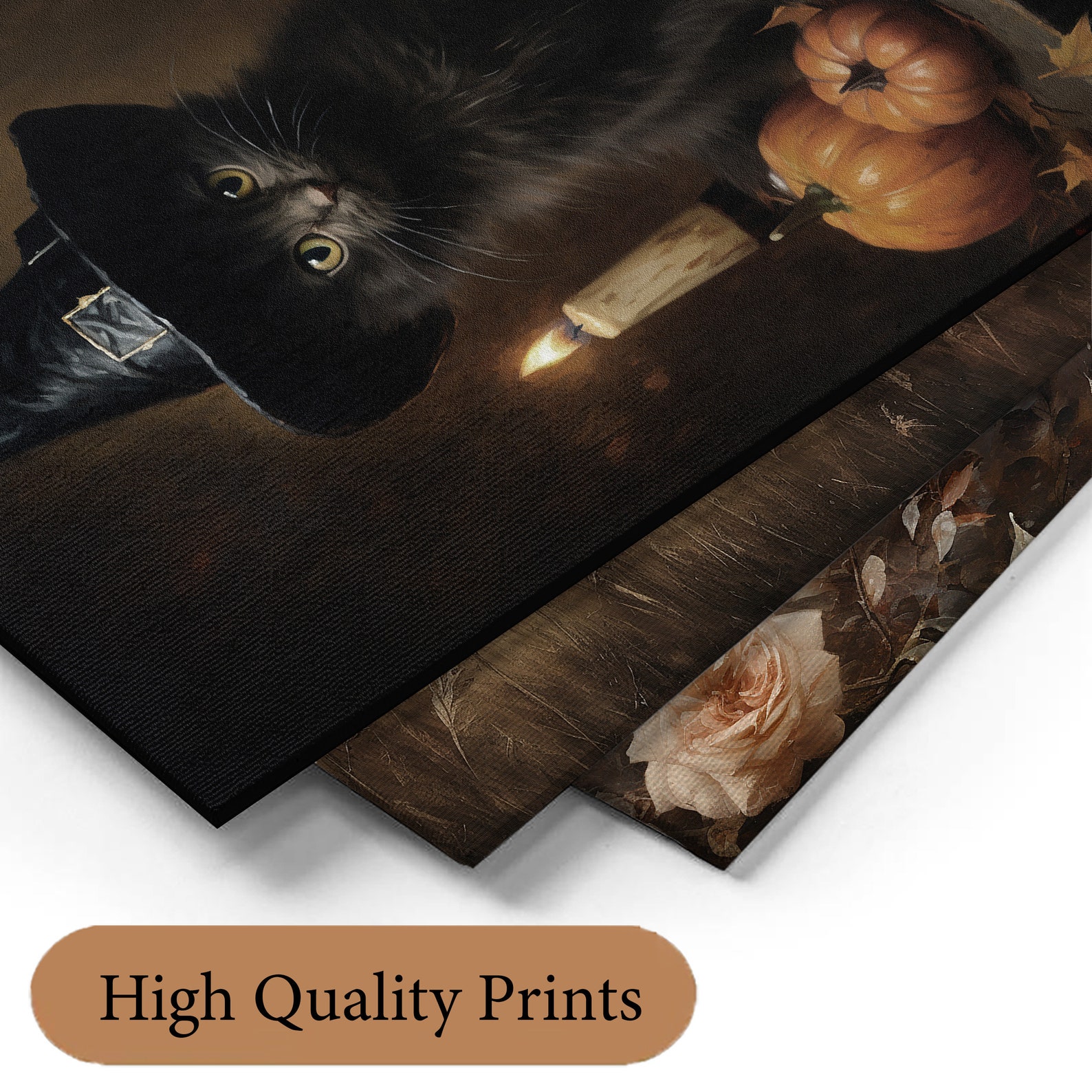 Fall Moody Gallery Wall Prints SET of 10, Halloween Fall Printable Art ...