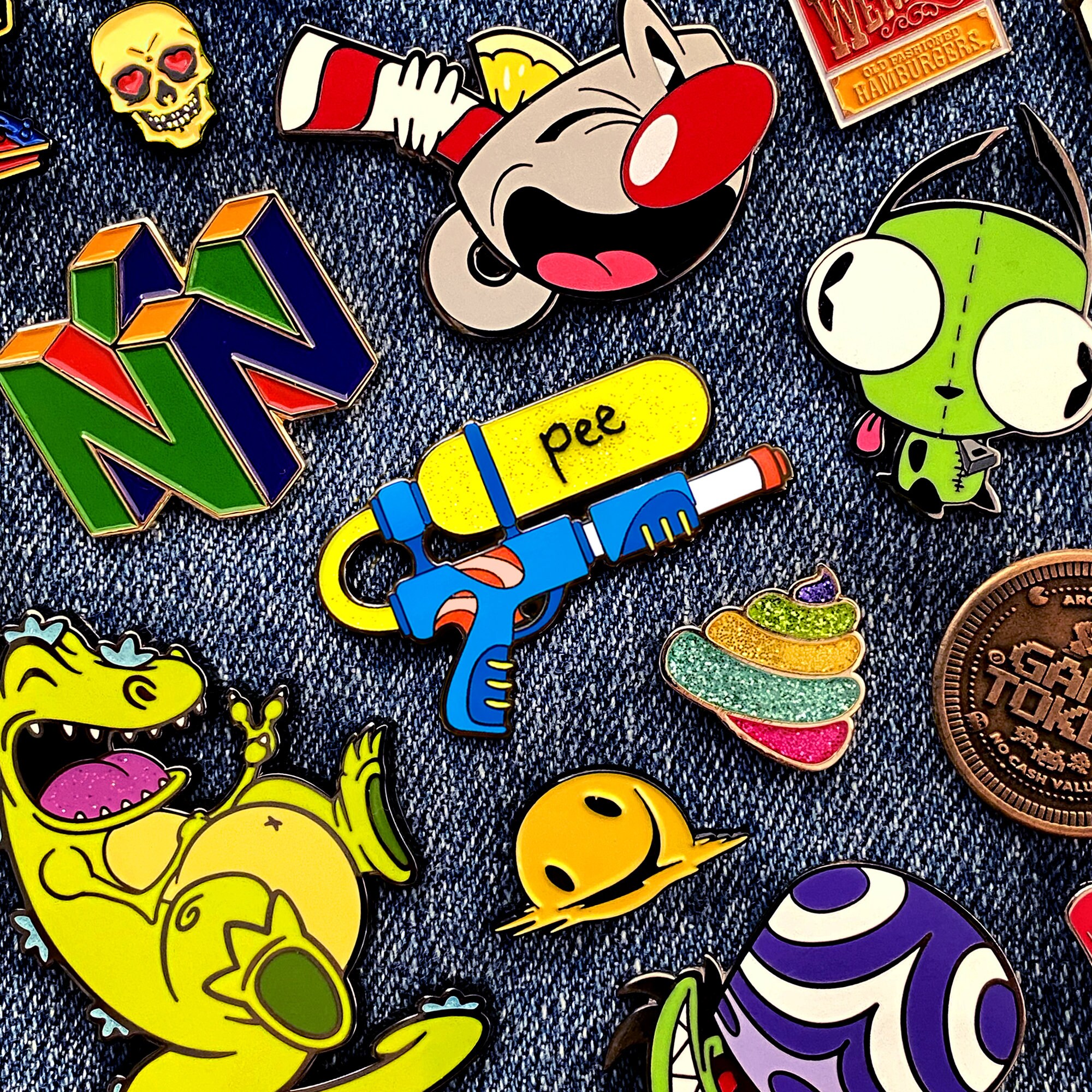Pee Watergun PIN - Etsy