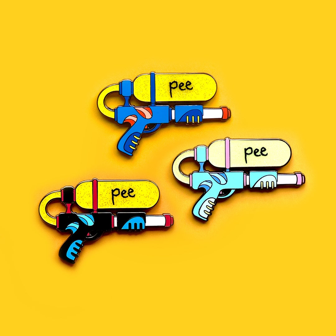 Pee Watergun PIN - Etsy