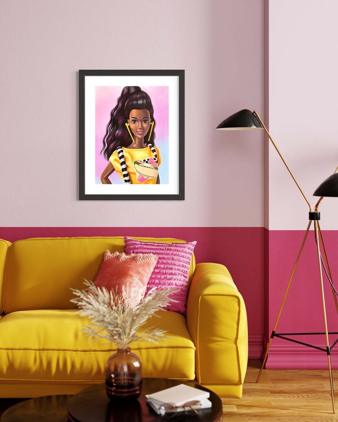 Art Print Christie Barbie Wall Decor Home Decor Original Artwork - Etsy