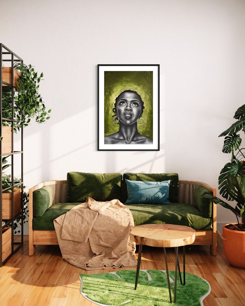 Lauryn Hill Oil Painting on Canvas - Etsy