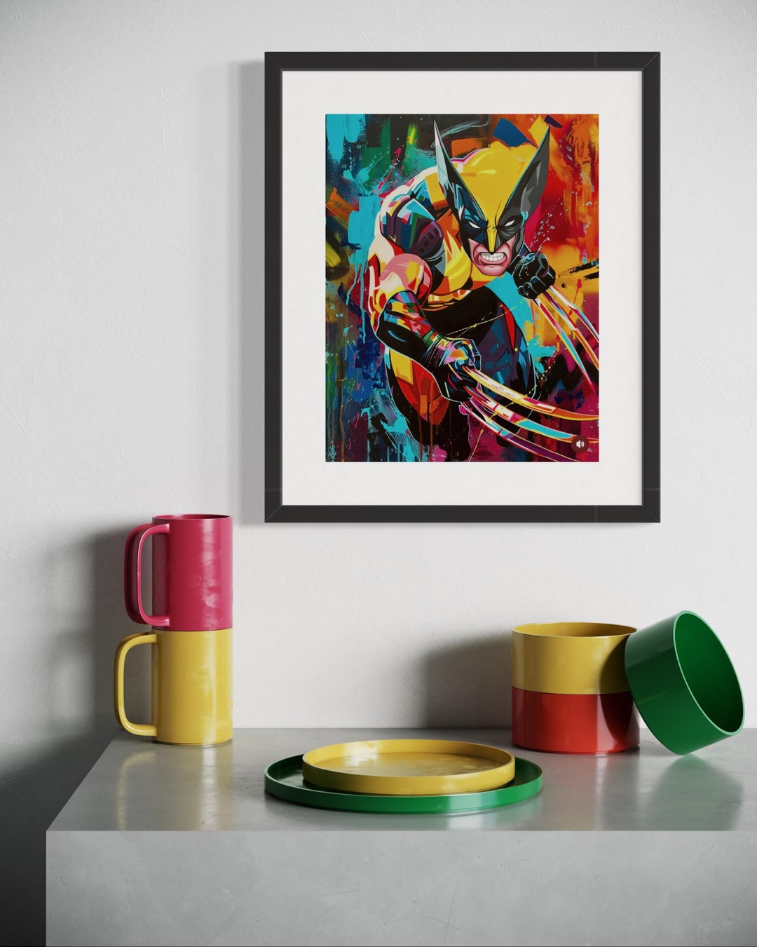 Art Print Wolverine Abstract Comic Book Art Graffiti Home Decor - Etsy