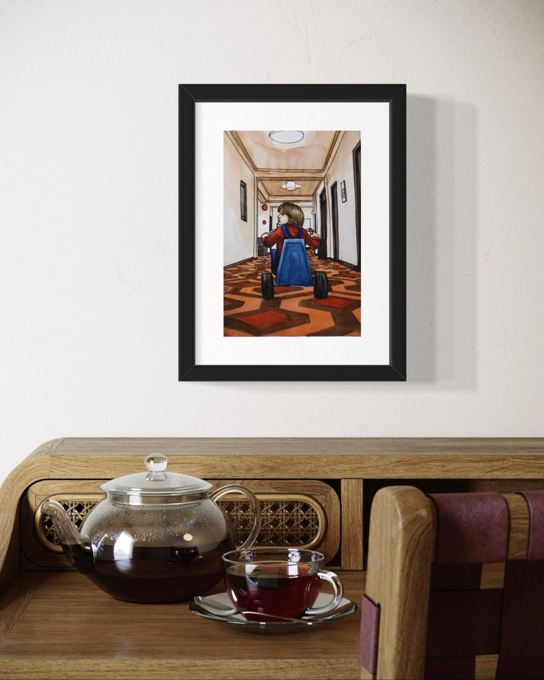 Watercolor Painting the Shining Artwork Stephen King Illustration - Etsy