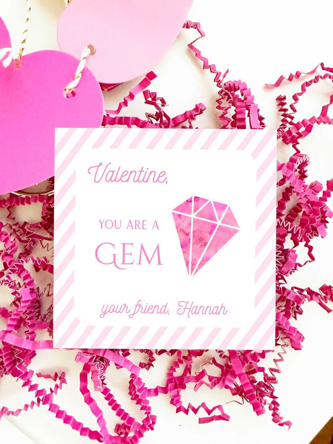 You're A Gem-valentine's Day Tags - Etsy