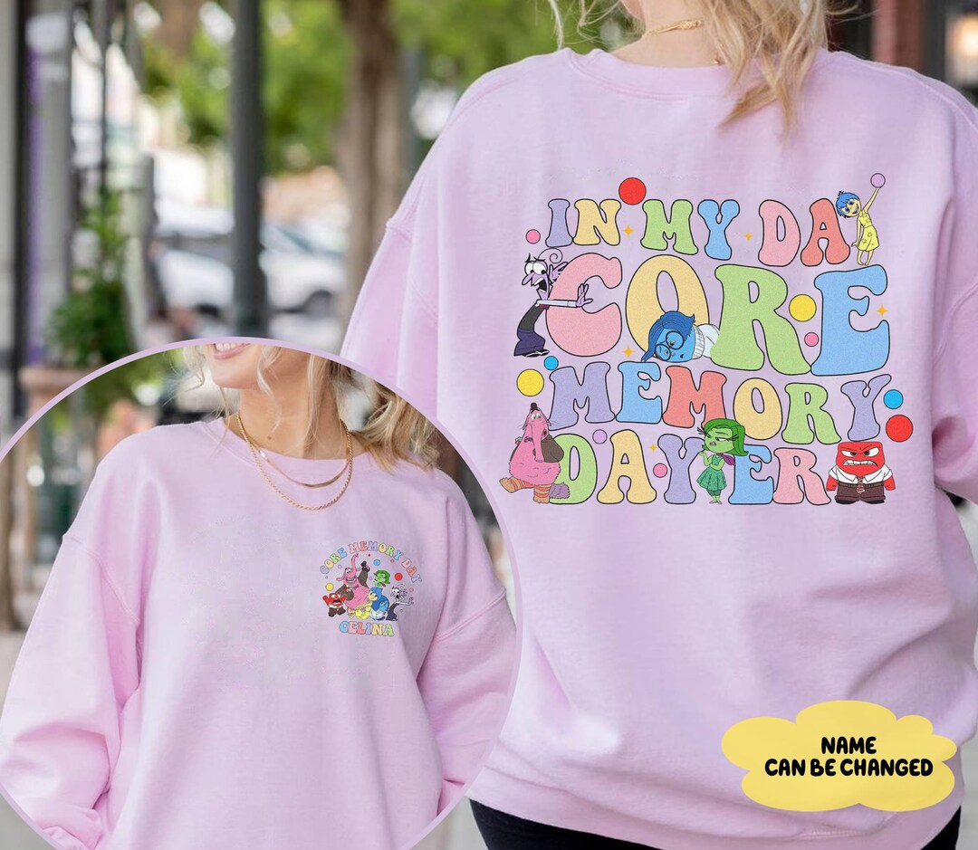 Camisa de película Disney Inside Out, camisa de la era del Día de la ...