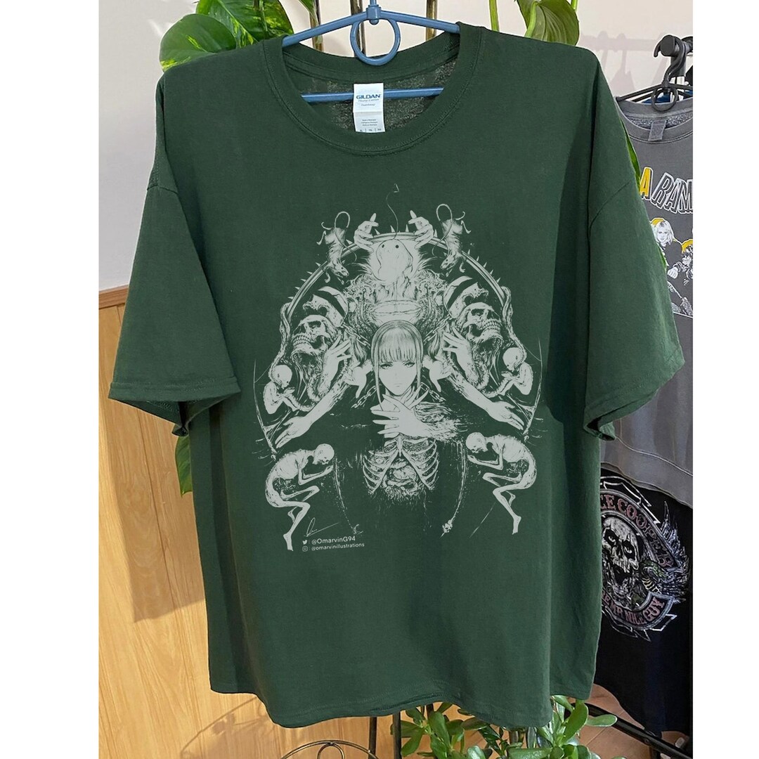 Anime Shirt, Makima Shirt, Graphic Anime Shirt, Denji Shirt, 90s Shirt ...