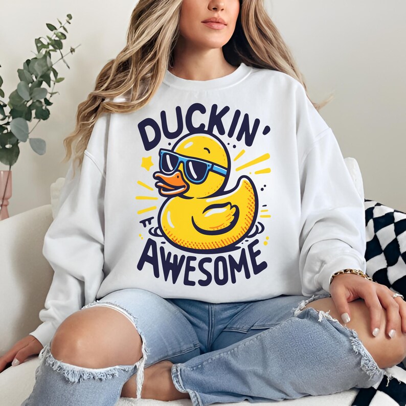 Rubber Duck Shirt, Funny Duck Shirt, Duck With Sunglasses Shirt, Duckin ...