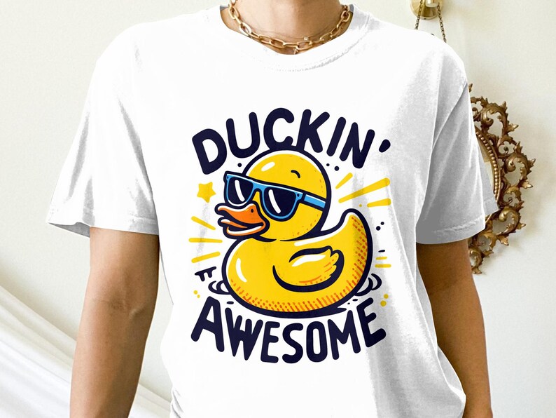 Rubber Duck Shirt, Funny Duck Shirt, Duck With Sunglasses Shirt, Duckin ...