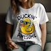 Rubber Duck Shirt, Funny Duck Shirt, Duck With Sunglasses Shirt, Duckin ...