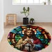 Jesus Rug, Round Rug, Christian Rug, Messiah Rug, Religious Rug, Gift ...
