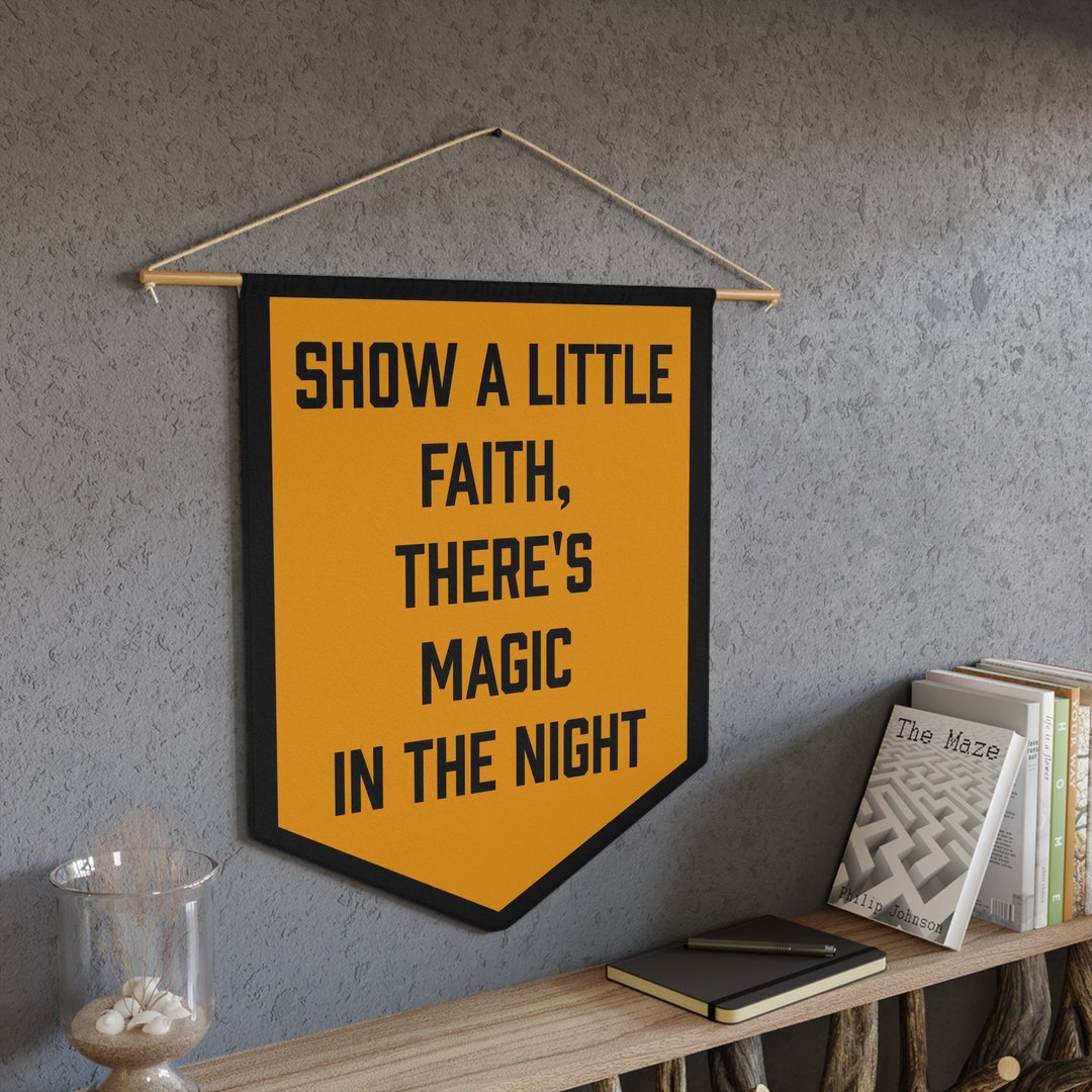 Magic in the Night - Thunder Road Inspired Pennant - Jersey Rock - Home ...
