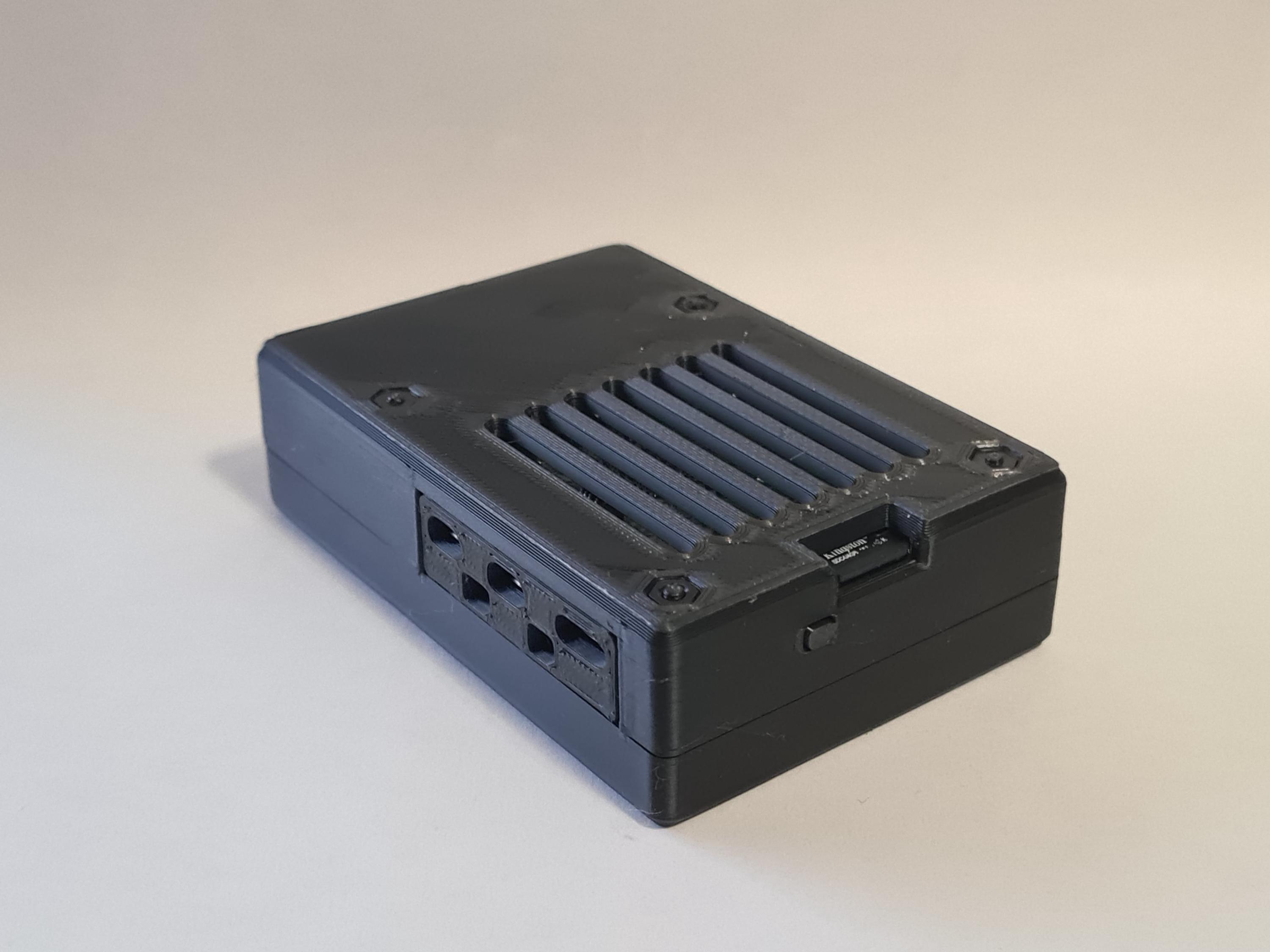 Raspberry Pi 4 Case STL File, 3D Printable Ventilated Enclosure ...