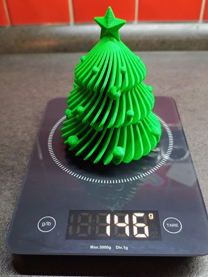 3D Printable Christmas Tree STL File Spiral Holiday Tree Design Festive ...