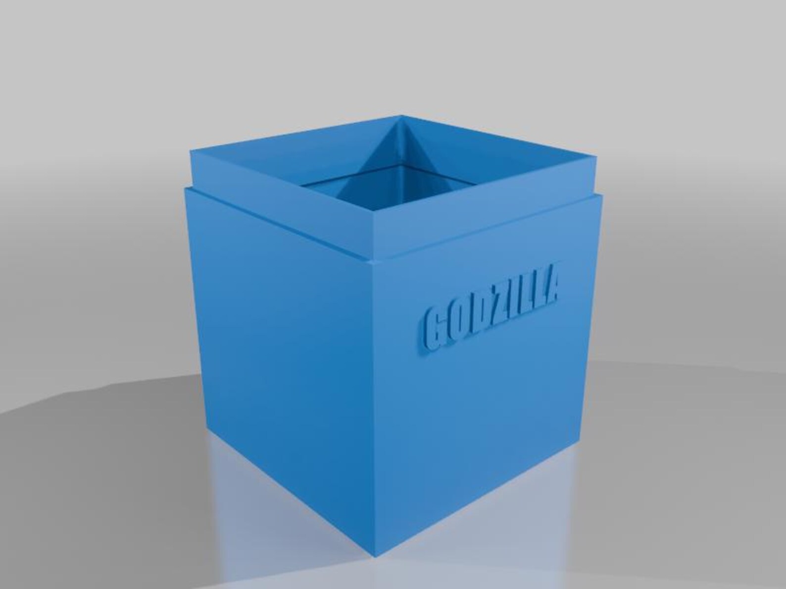 Godzilla Tissue Box Cover STL File, 3D Printable Monster Head Napkin ...