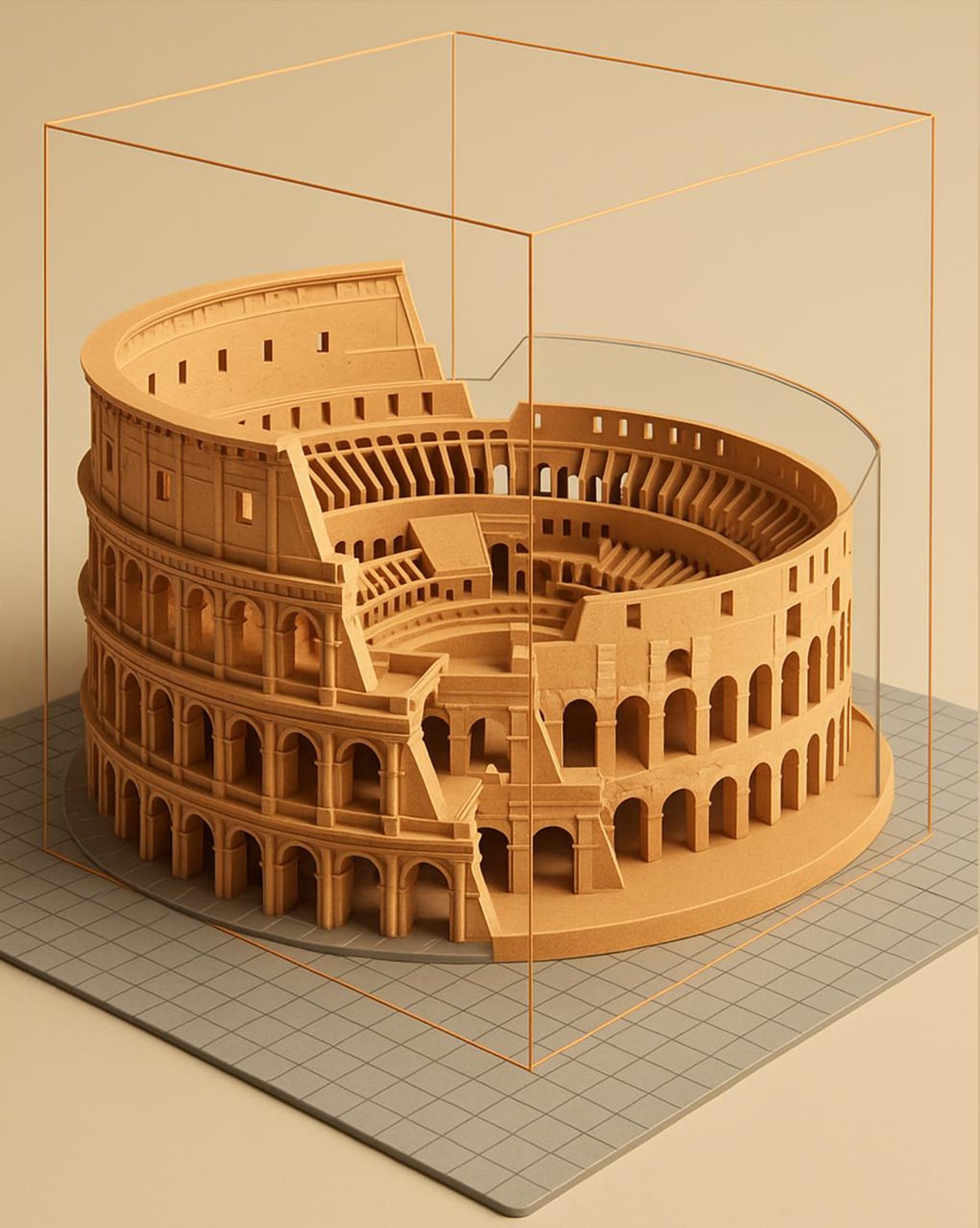 Colosseum STL | 3D Printable Architectural Display Model - Etsy