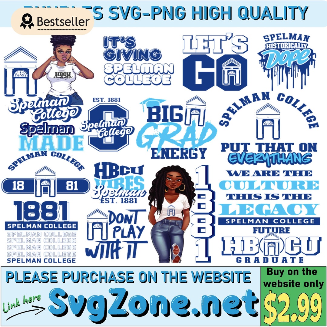 Spelman College Svg & New Hbcu Collection - Etsy