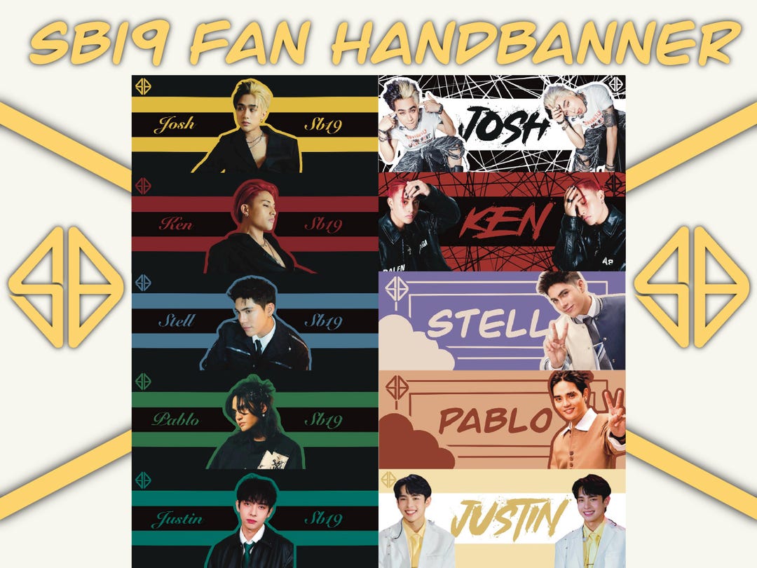SB19 FAN HANDBANNER - Etsy