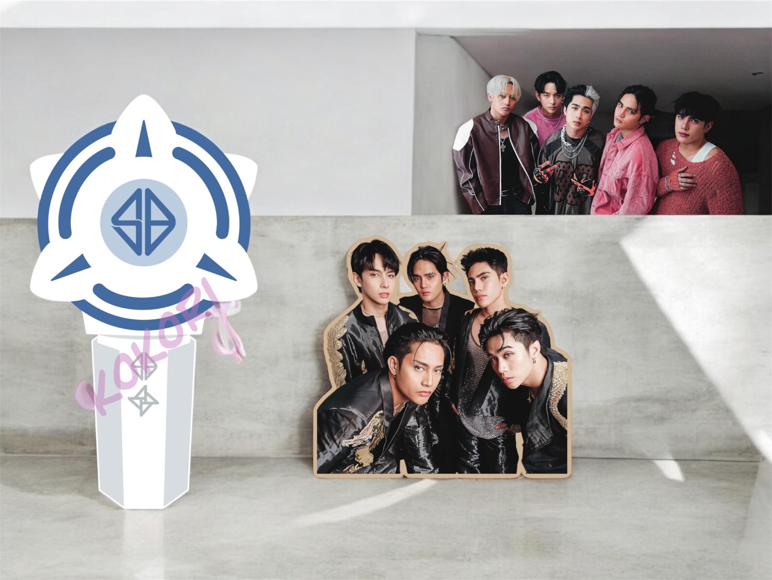 Sb19 Acrylic Lightstick KEYCHAIN Fanmade - Etsy