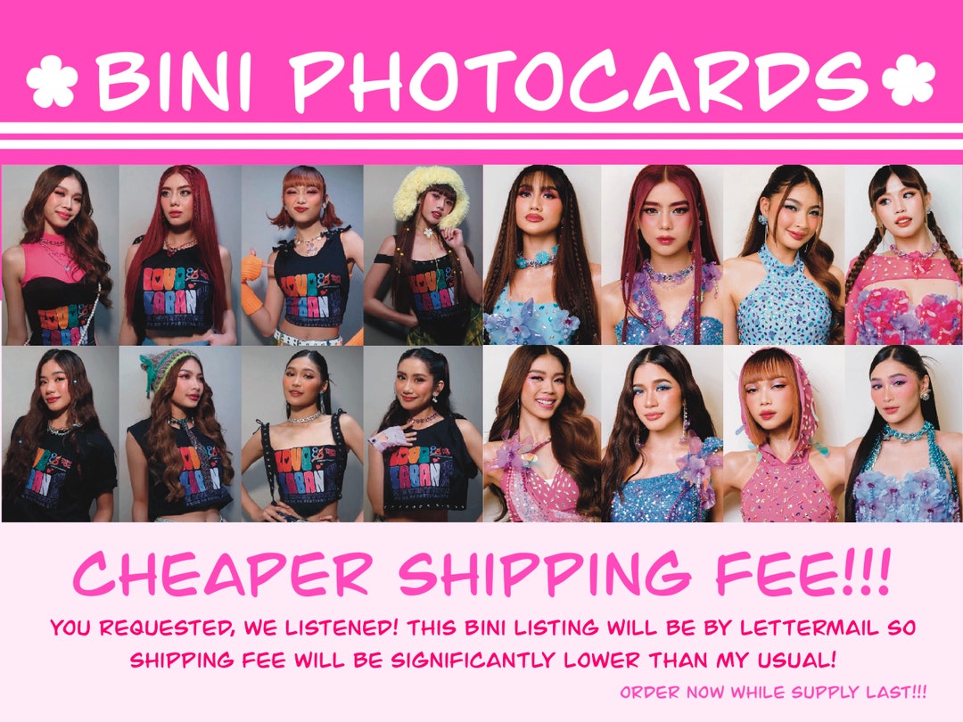 Bini Photocards Cheaper Shipping - Etsy