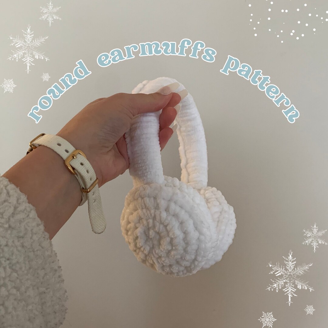 Crochet Earmuff Pattern | Easy Beginner Friendly Pattern | Crochet ...