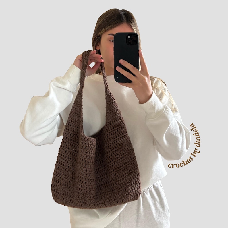 Crochet Basic Tote Bag Pattern | PDF Pattern | Crochet Simple Bag - Etsy