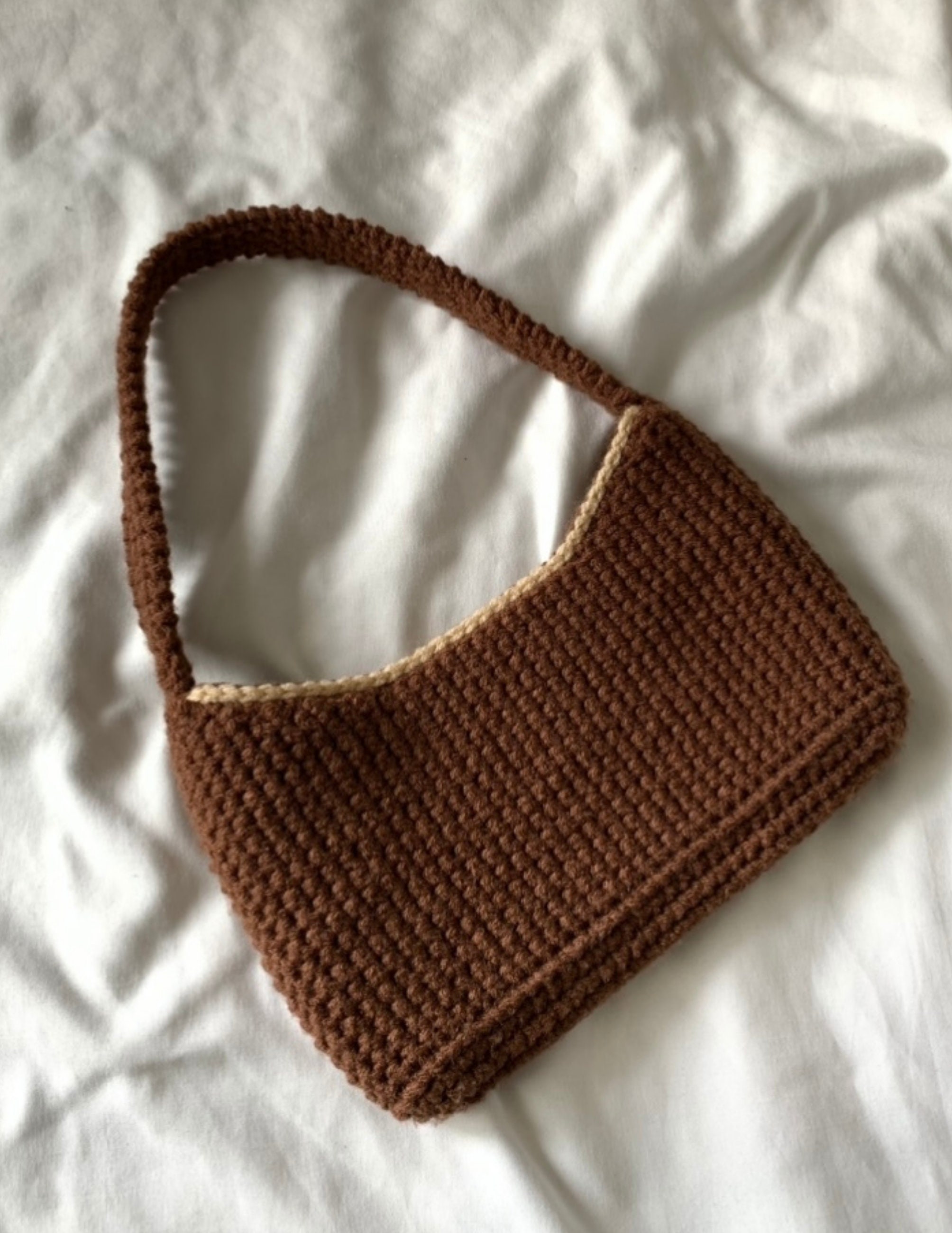 Aesthetic Crochet Shoulder Bag Pattern, Crochet Bag Pattern - Etsy