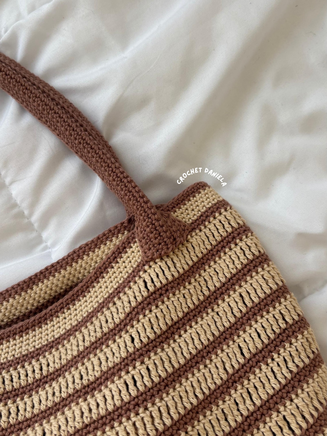 Crochet the Treble Tote Bag Pattern | PDF Pattern + Video Tutorial - Etsy