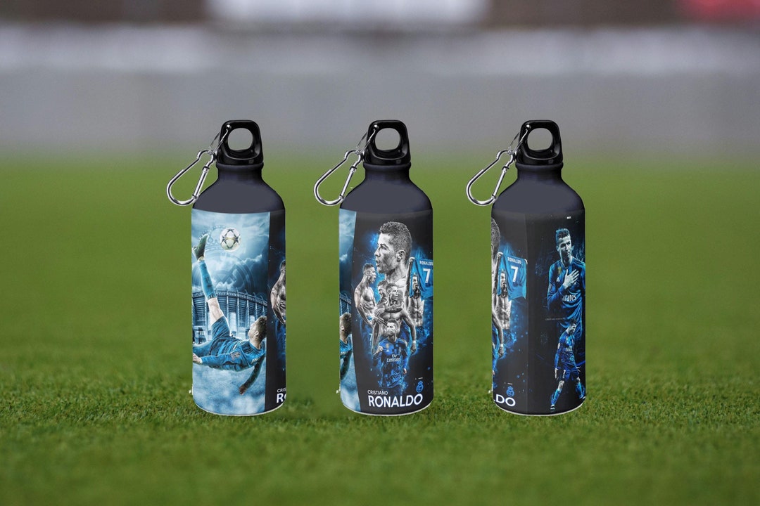 Special 800ml Water Bottle With CR7 Graphics Unique With Free Key Ring ...