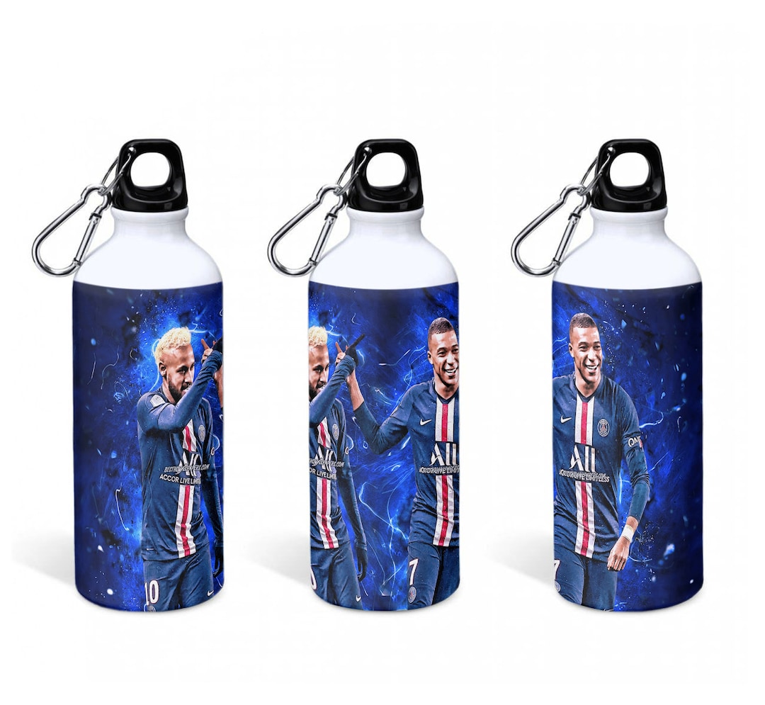 800ml Water Bottle With Mbappe Neymar Graphics as a Gift, Also the ...