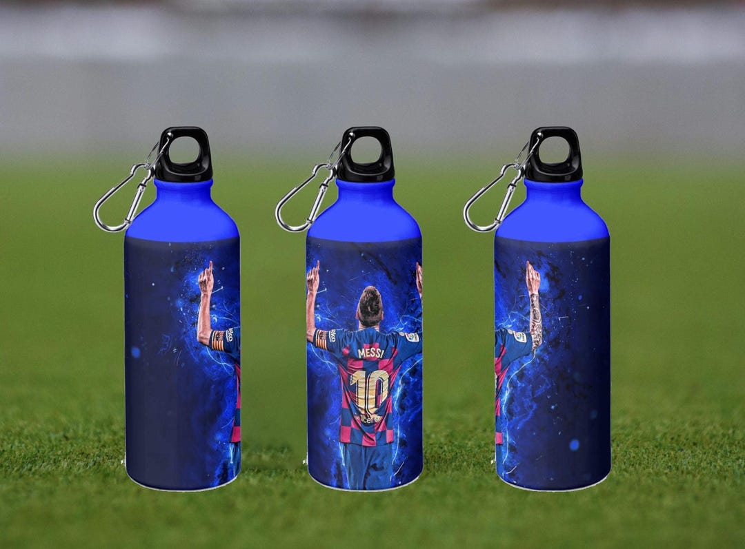 MESSI Water Bottle With Signature, 6 Graphics Available, 800ml, With a ...