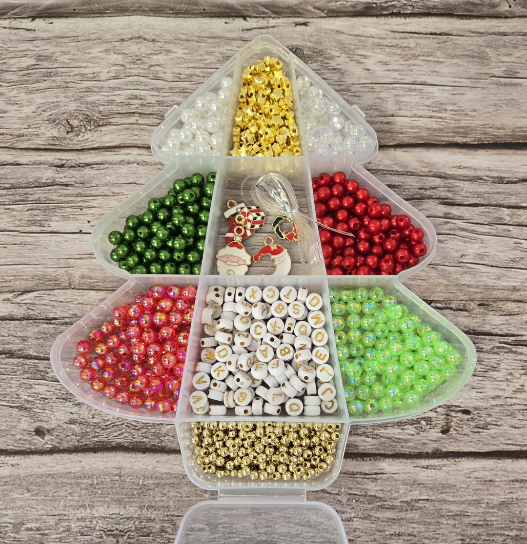 Christmas Tree Christmas Bracelet Kit for Children, Friendship Bracelet ...