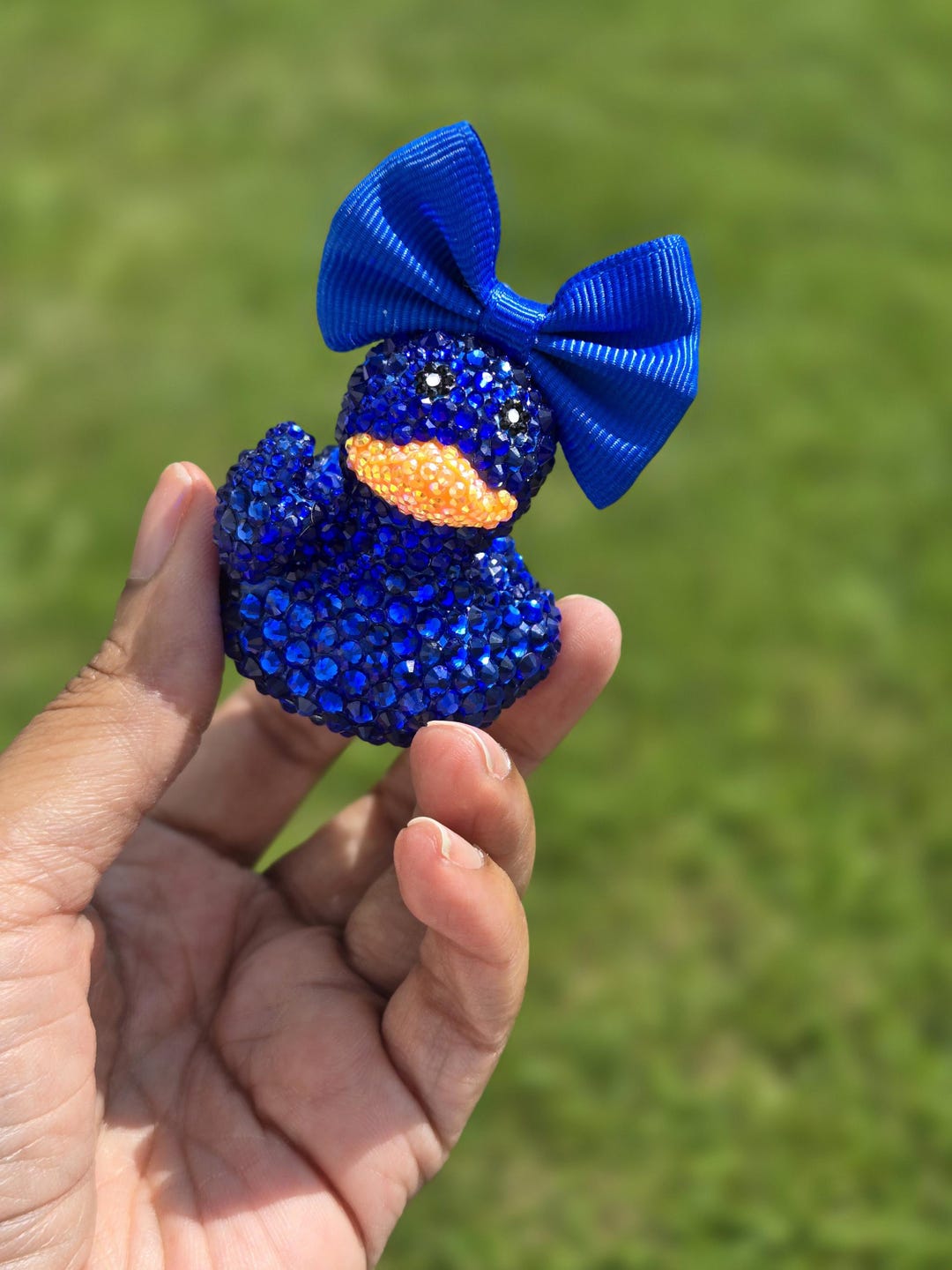 Custom Rhinestone Rubber Duck for Car, Bling Duck Gifts for Her, Sassy ...