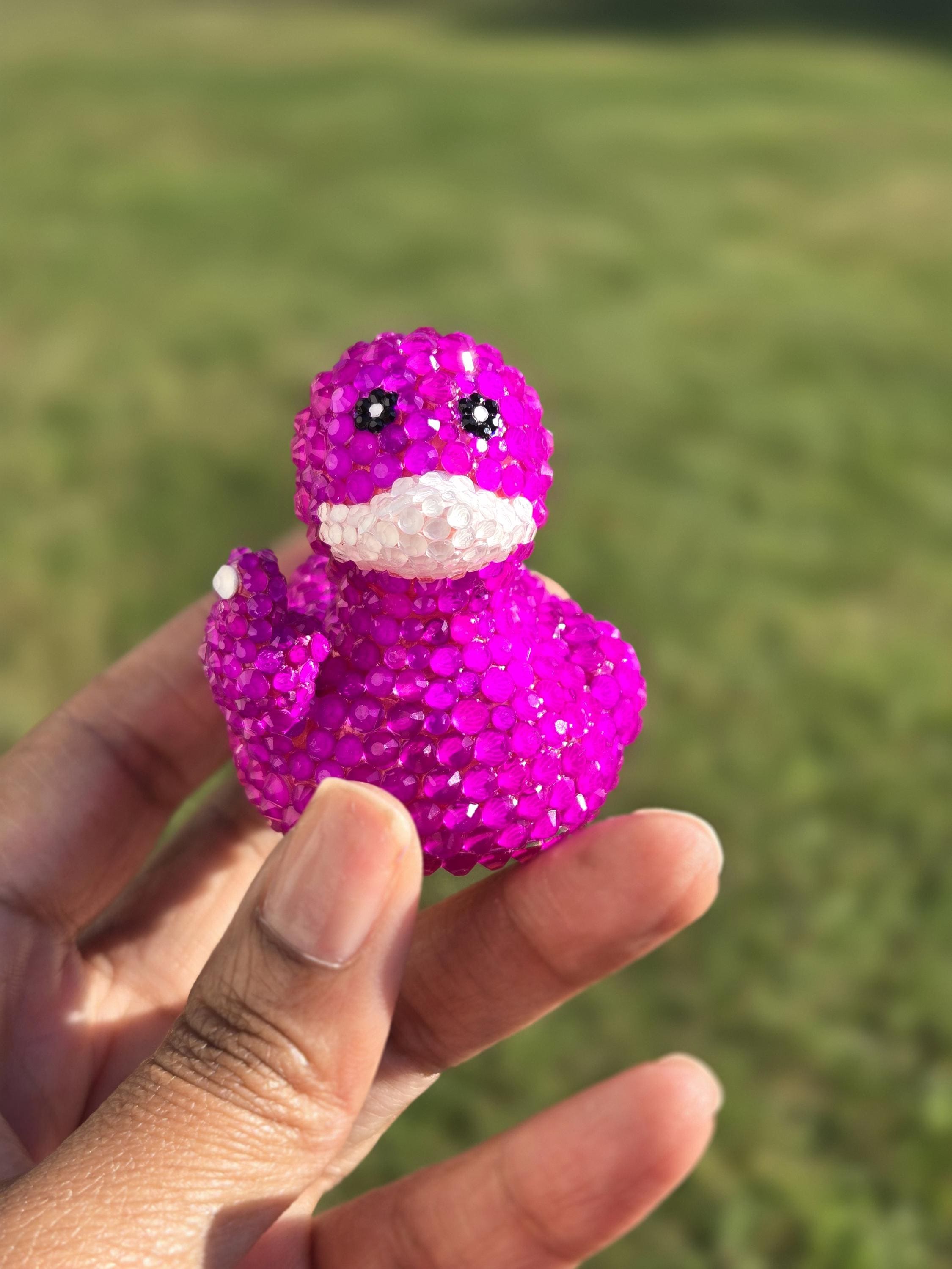 Custom Rhinestone Rubber Duck for Car, Bling Duck Gifts for Her, Sassy ...