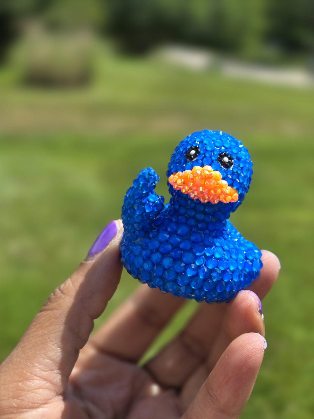 Bling Middle Finger Jeep Duck, Bling Jeep Duck, Rhinestone Middle ...