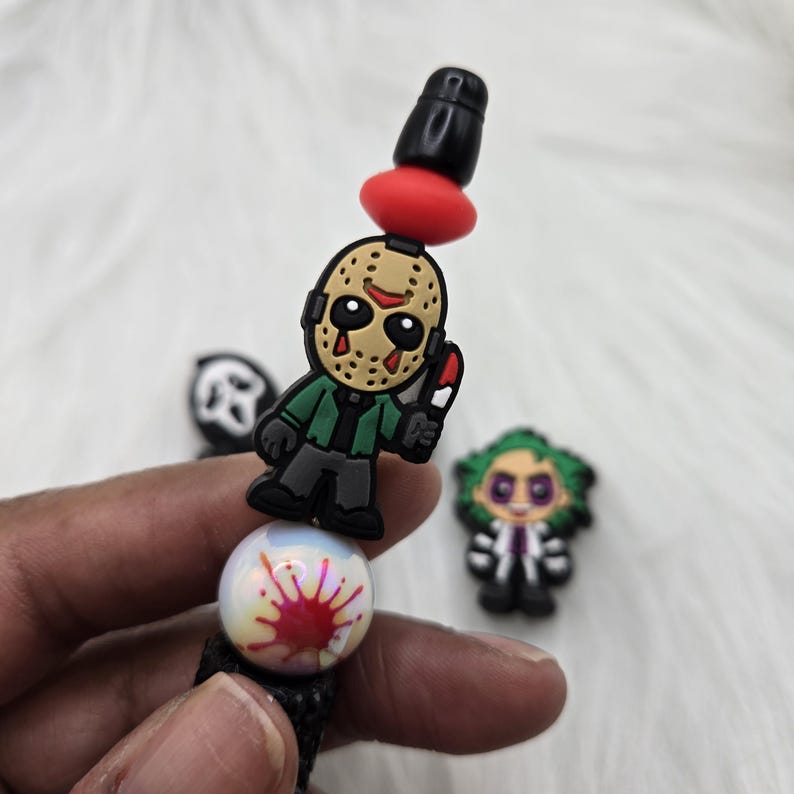 Horror Character Focal Beads, Focal Beads, Beads for Pens, Silicone ...