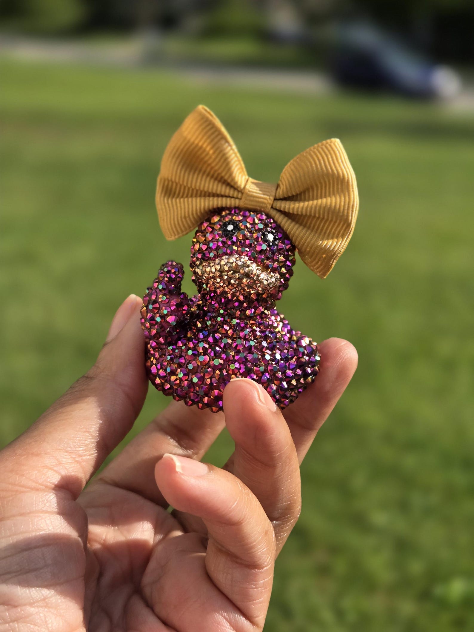 Custom Rhinestone Rubber Duck for Car, Bling Duck Gifts for Her, Sassy ...