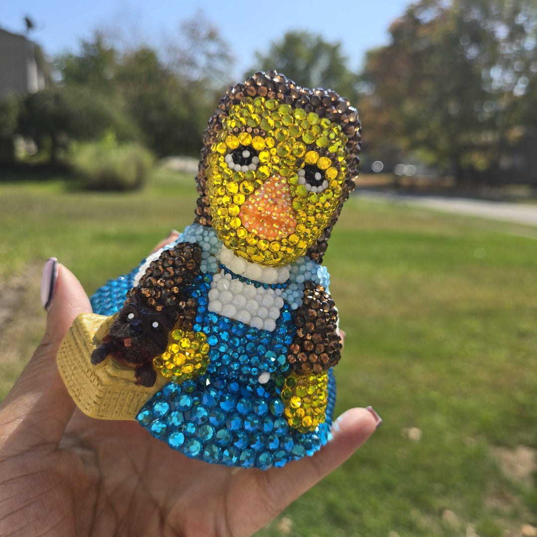 Wizard of Oz Rhinestone Duck, Large Rhinestone Duck, Bling Duck, You ...