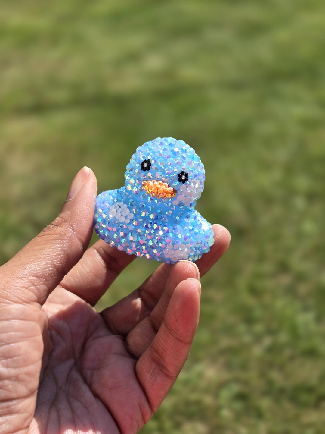 Dashboard Ducks, Mini Bling Cheer Duck, Rhinestone Duck, Cute Duck ...