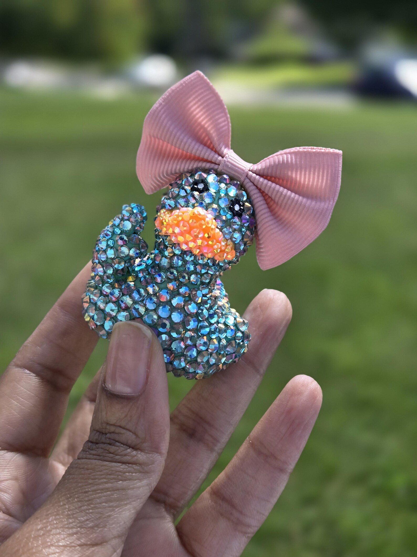 Custom Rhinestone Rubber Duck for Car, Bling Duck Gifts for Her, Sassy ...