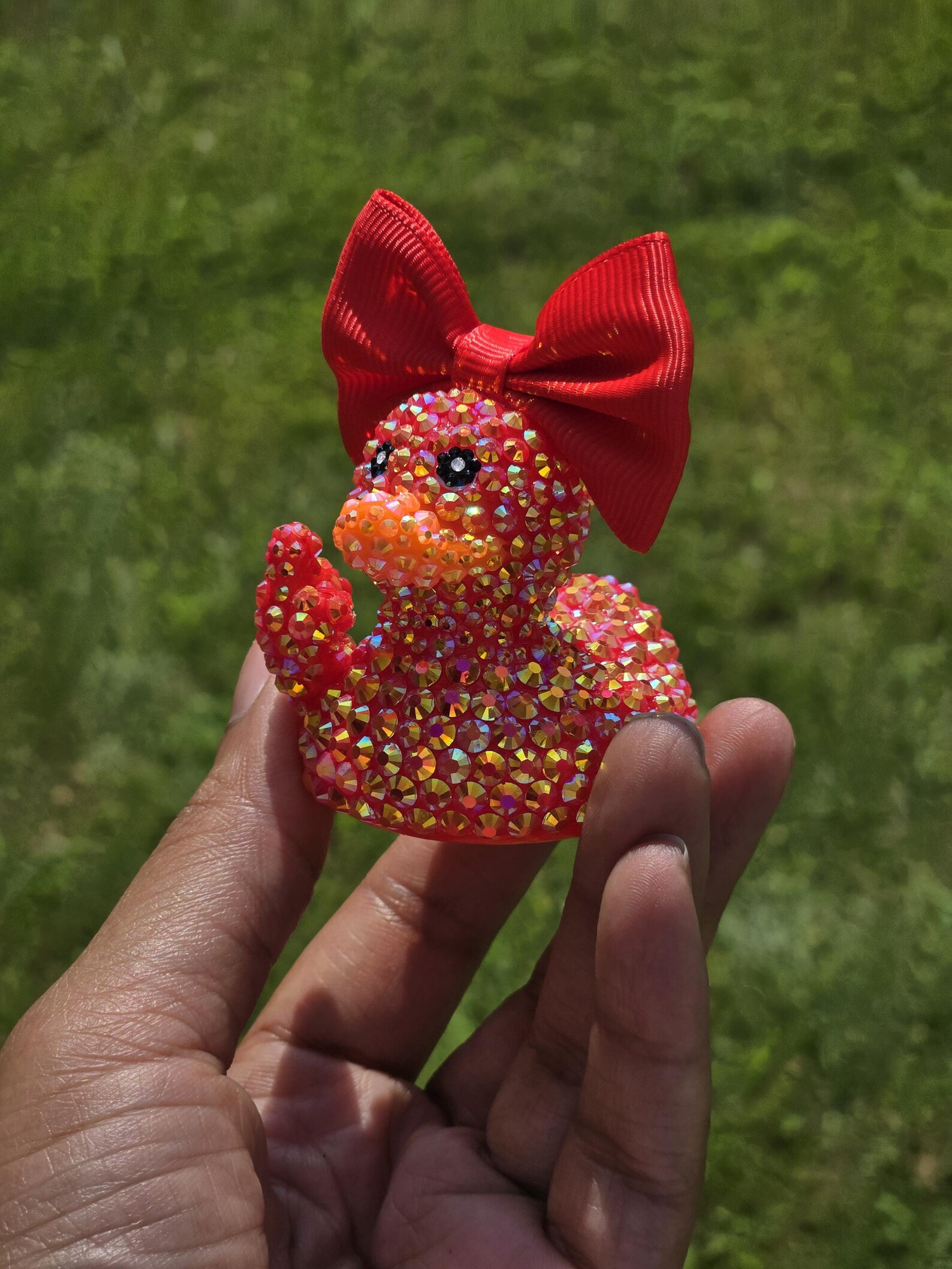 Custom Rhinestone Rubber Duck for Car, Bling Duck Gifts for Her, Sassy ...