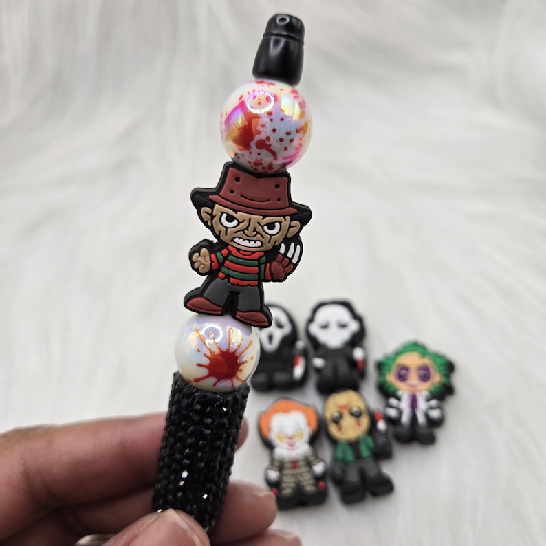 Horror Character Focal Beads, Focal Beads, Beads for Pens, Silicone ...