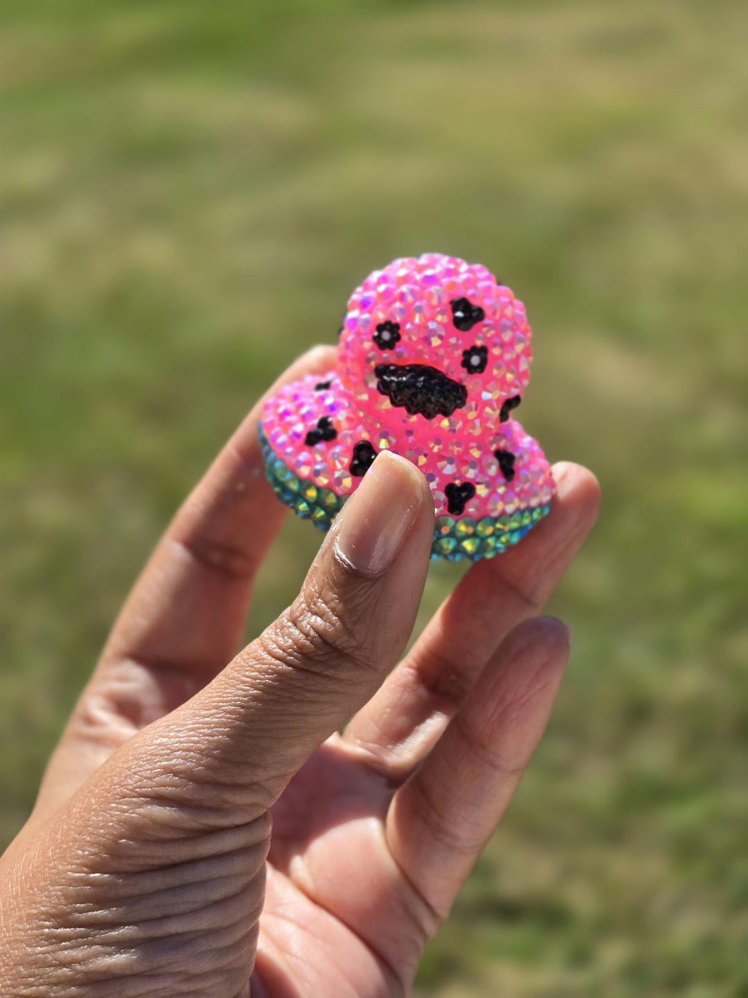 Custom Rubber Duck, Rhinestone Duck, Dashboard Ducks, Mini Bling Cheer ...