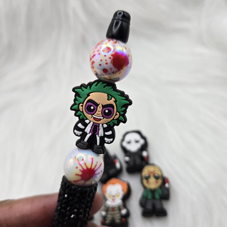 Horror Character Focal Beads, Focal Beads, Beads for Pens, Silicone ...