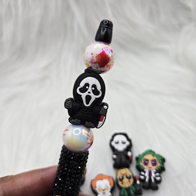Horror Character Focal Beads, Focal Beads, Beads for Pens, Silicone ...