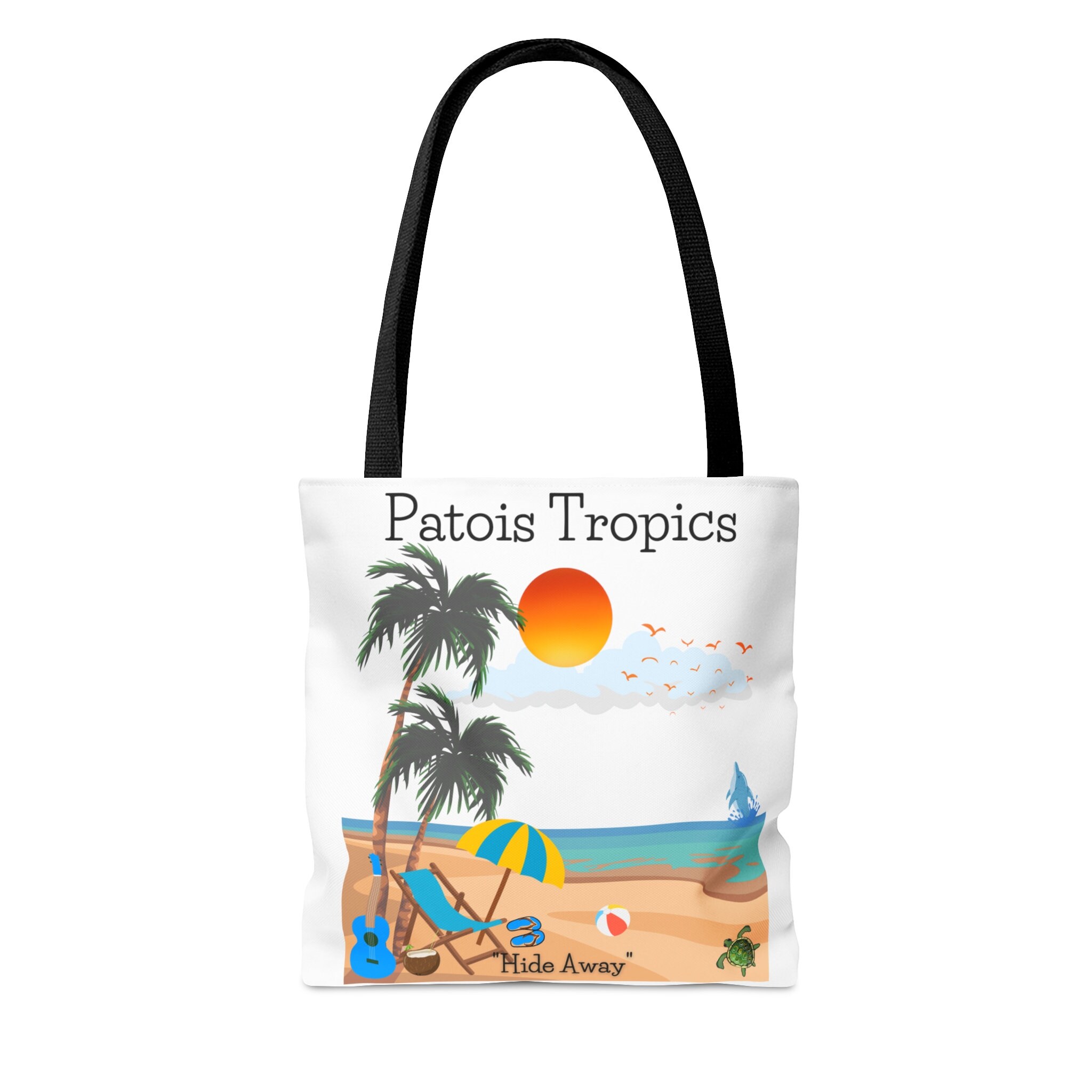 Patois Tropics_hide Away Tote Bag Beach Party Resort - Etsy