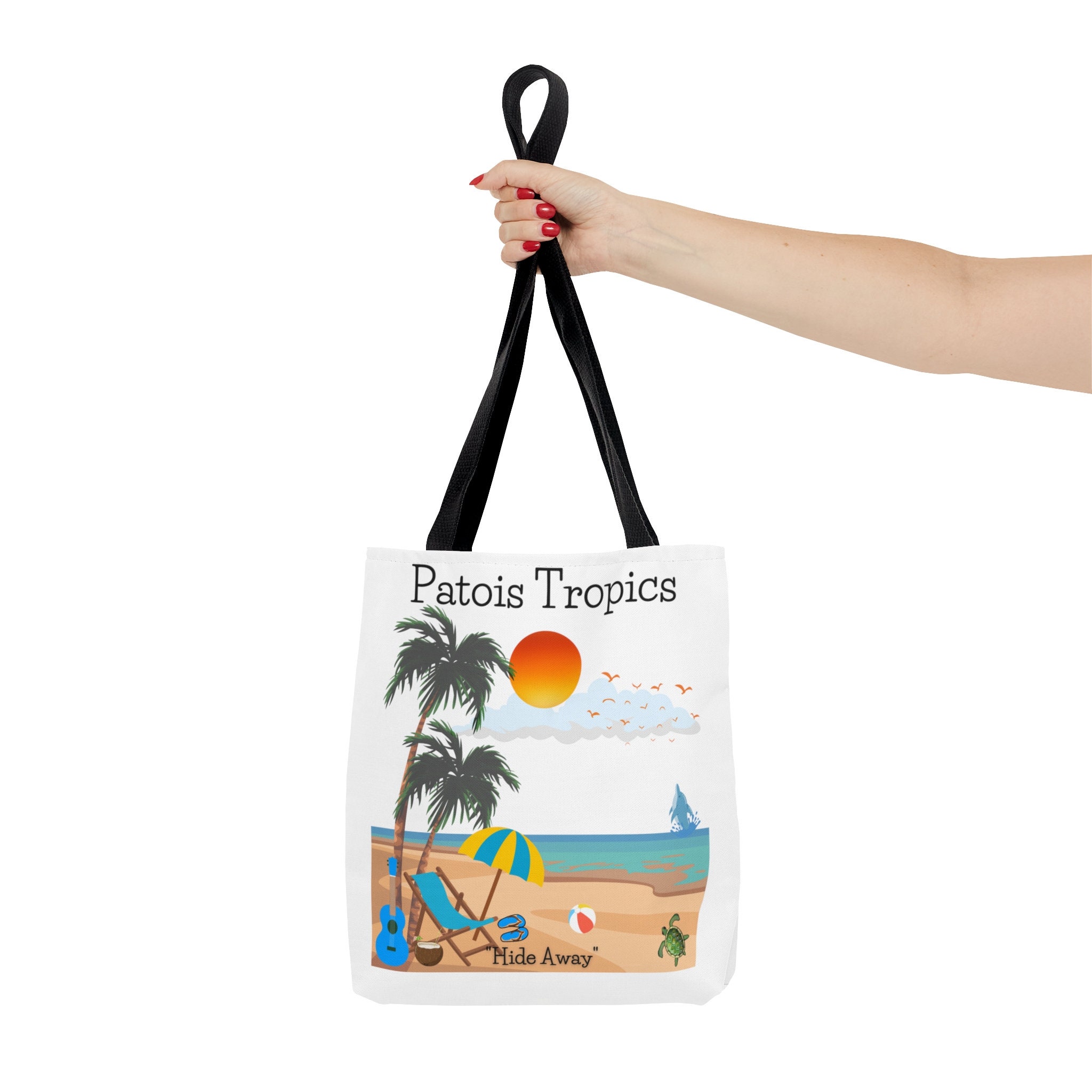 Patois Tropics_hide Away Tote Bag Beach Party Resort - Etsy