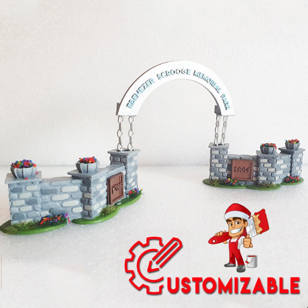 Arched Village Sign (customizable) - Etsy